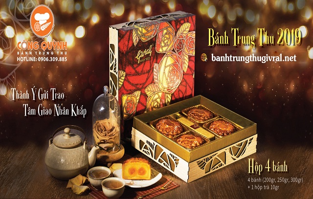 Bánh Trung Thu Givral 2019 Combo Tâm Giao 2 (4 Bánh)
